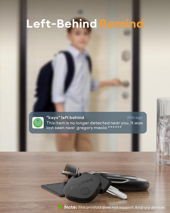 ATUVOS Bluetooth Tracker,Key Finder, Locator for , Wallets, Luggage.