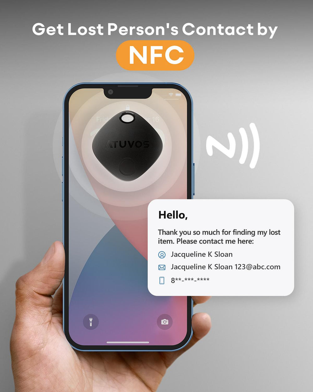 ATUVOS Bluetooth Tracker,Key Finder, Locator for , Wallets, Luggage.